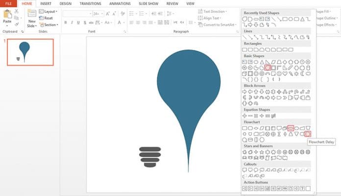 How to Create a Light Bulb in PowerPoint - Slideson
