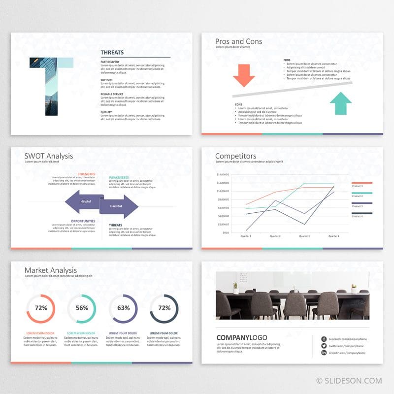 Gradient PowerPoint Template - Gradient PPT - Slideson