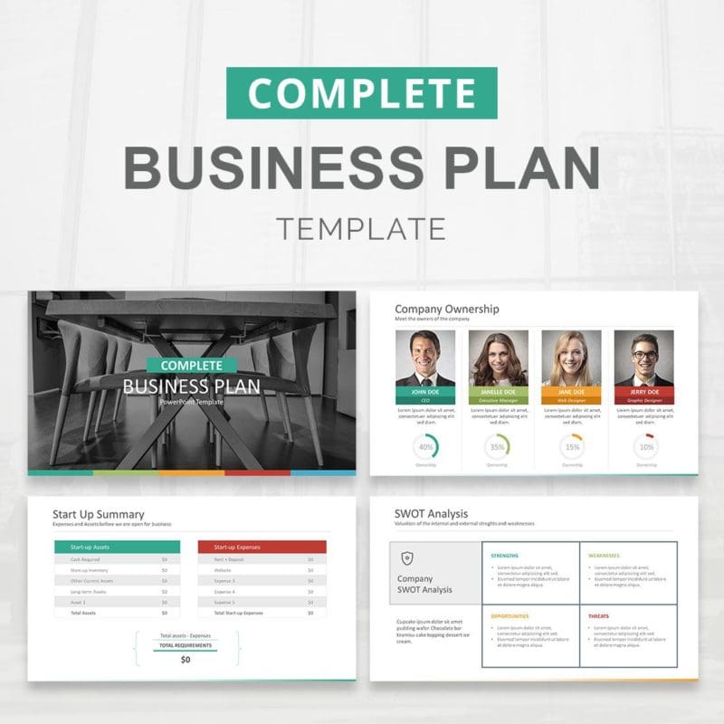 Business Plan Template for PowerPoint - Slideson