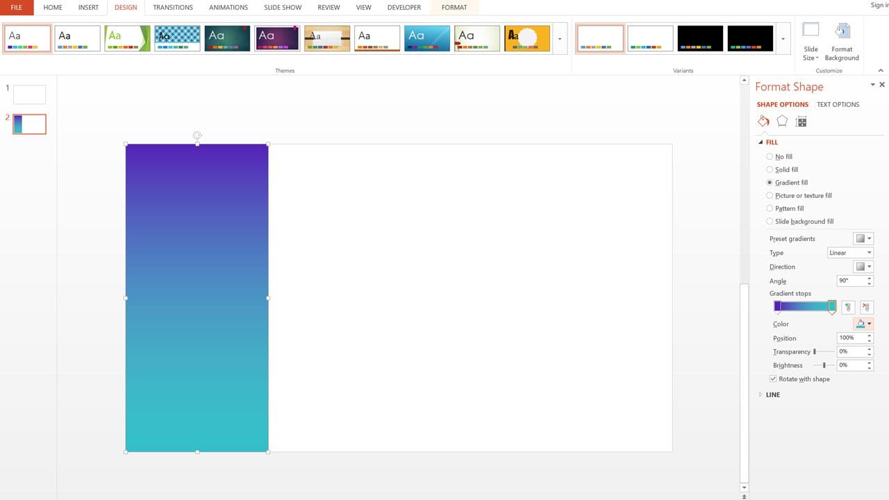 How To Create Gradient Elements In PowerPoint Slideson