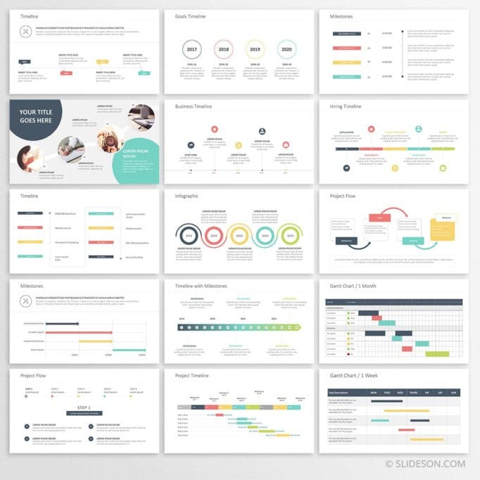 Timelines for PowerPoint - Timeline Slides - Slideson