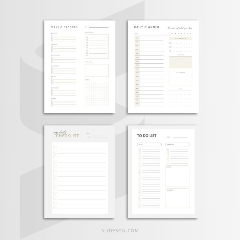Planner Templates to Help You Stay Organized All Year - Slideson